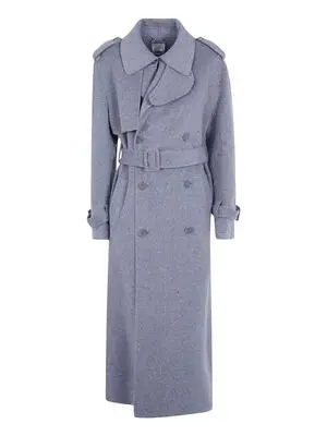 Simkhai Rumi Belted Long Coat - Grey