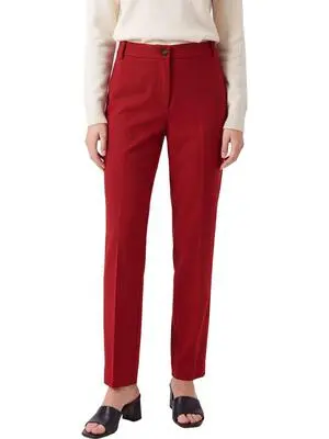 Pinko Tailored Trousers - Red