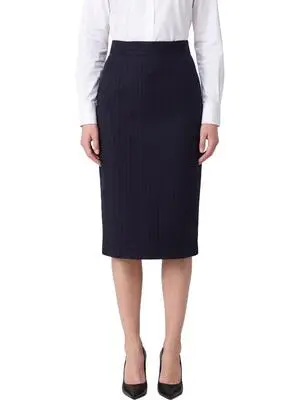 Elisabetta Franchi ELISABETTA FRANCHI Pencil Midi Skirt Blue