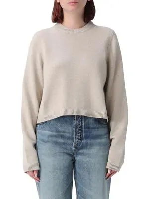 Alaïa Pure Cashmere Crewneck Jumper - Sand