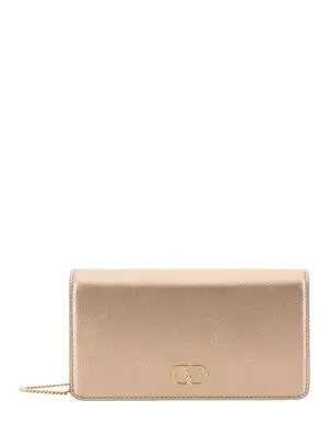 Valentino Garavani Valentino Garavani VLogo Signature Mini Bag With Rhinestones Pink