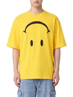 Moschino Relaxed Fit Cotton T-shirt With Graphic Print - Yellow
