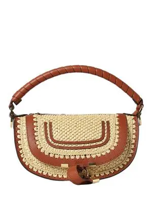 Chloé Woody Medium Tote Bag - Beige