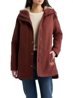 Pendleton Cedar Creek Canvas Parka - Raisin