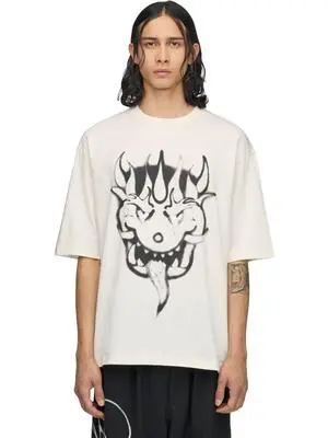 Adidas Y-3 Chito Graphic Short Sleeve Tee - Chalk White