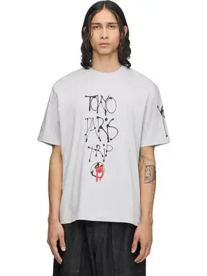 Adidas Y-3 Short Sleeve Graphic Tee - Light Solid Grey