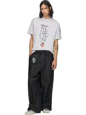 Adidas Y-3 Short Sleeve Graphic Tee - Light Solid Grey