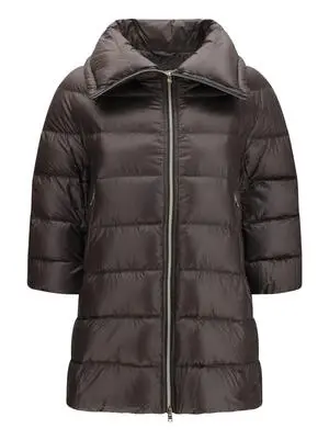 Herno Midi Quilted Down Jacket - Grey