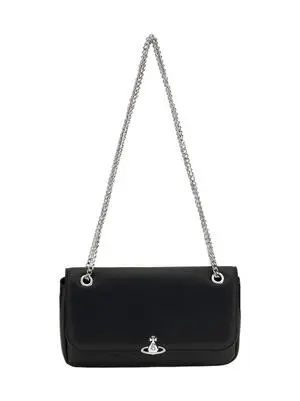 VIVIENNE WESTWOOD Chain Crossbody Bag - Black
