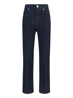 Jacob Cohen Kate Crop Straight Stretch Pants - Blue
