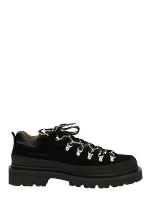 Dsquared2 Suede Lace-up Sneakers - Black