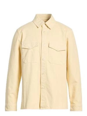 EDITIONS 102 Man Shirt Lilac Size L Recycled Cotton, Cotton Yellow