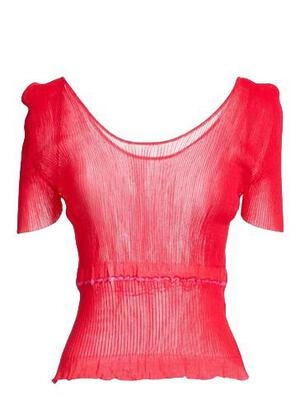 Jacquemus Tulle Top - Red