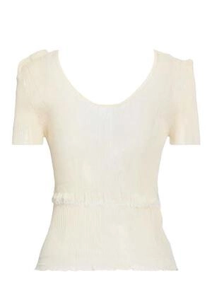 Jacquemus JACQUEMUS Ivory Tulle Top White