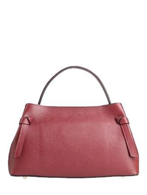 LAURA DI MAGGIO LAURA DI MAGGIO Leather Boston Bag Red