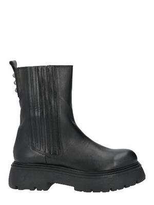INUOVO Leather Ankle Boots - Black
