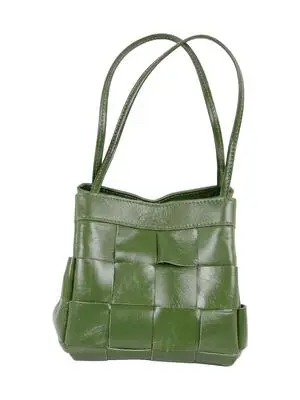 MODENAIRE Woven Leather Mini Shoulder Bag
