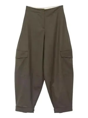 ALYSI Alysi Cropped Trousers With Flap Pockets