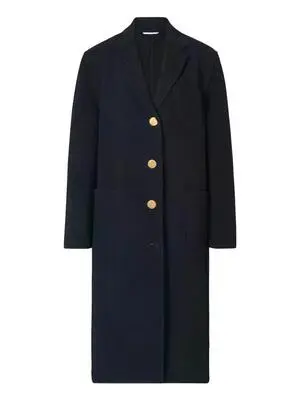 Thom Browne Chest-pocket Wool Coat - Blue