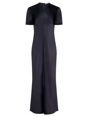 FFORME Satin Floor-length Dress - Black