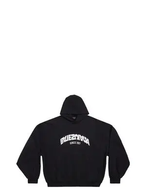 Balenciaga Oversized Hoodie - Black/white