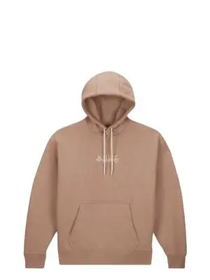 Nike X Doyenne Fleece Skate Pullover Hoodie 'fossil Rose - Red/gold