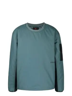 Nike Nike Splicing Design Sleeve Pocket Detail Pullover Round Neck Pullover Long Sleeves Hoodie Men's Navy Blue Default Colorway
