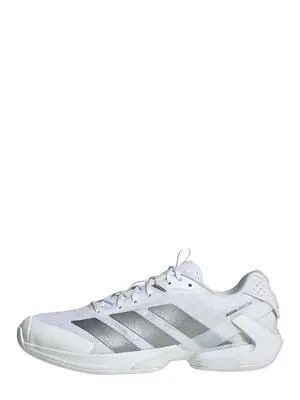 Adidas Adizero Ubersonic 5 Tennis Sneakers - Cloud White/tech Grey Metallic/maroon