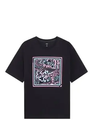 LI-NING Hoops Graphic T-shirt 'black - Black/multi-color