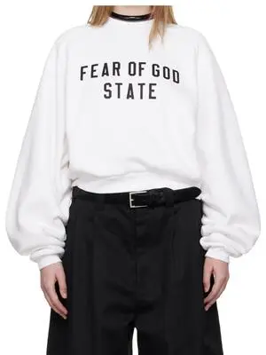 FEAR OF GOD Ribbed Round-neck Sweatshirt