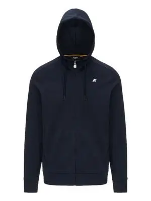 K-WAY Zip-up Hooded Hoodie - Black