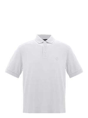 Herno Logo-embroidered Piqué Polo Shirt - White