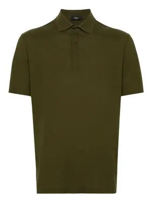 Herno Herno Short-Sleeved Polo Shirt Green