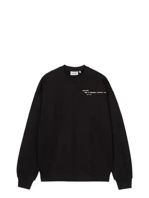 Carhartt Work In Progress Punched Sweatshirt - Black