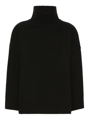 Max Mara Borgia Turtleneck Knitted Sweater - Black