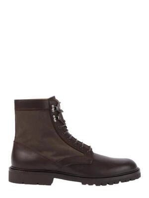Brunello Cucinelli Leather Lace-up Boots - Brown