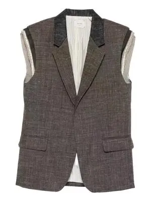 ALYSI Gilet - Brown