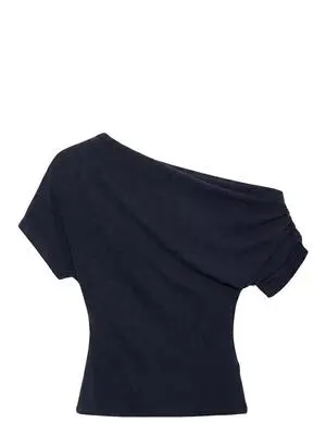 REFORMATION Iris Off-shoulder Top - Blue