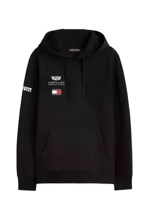 Tommy Hilfiger X Cadillac Formula 1 Team Logo-patch Hoodie - Black