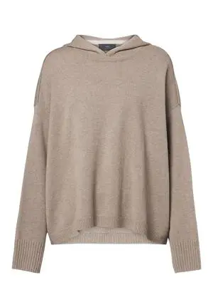 Arch4 Cashmere Hooded Sweater - Beige