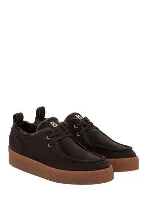 Bogner Suede Lace-up Shoes - Brown