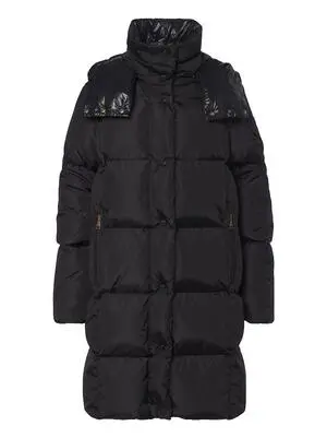 Moncler Hooded Down Coat - Black