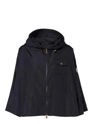 Moncler Hooded Cape - Blue