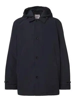 Moncler Hooded Down Jacket - Blue