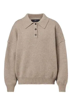 Arch4 Arch4 Cashmere Polo Sweater Beige