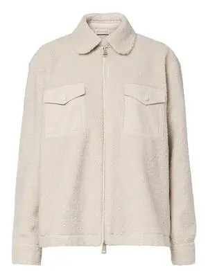 Moncler Teddy Blouson Jacket - White