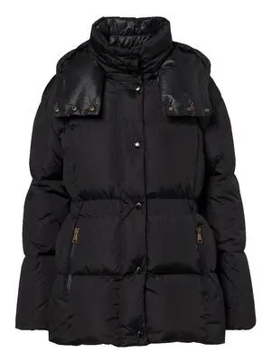 Moncler Agneux Hooded Down Jacket - Black