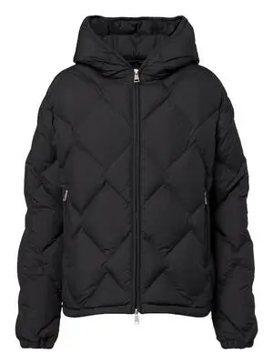 Moncler Arvouinne Hooded Quilted Down Jacket - Black