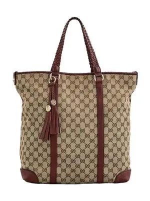 Shopbop Gucci Marrakech Gg Canvas Tote - Neutral