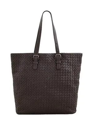 Shopbop Bottega Veneta Intrecciato Leather Tote - Brown
